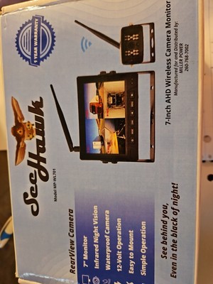 Seahawk Rearview Camera 7" Wireless | eBay