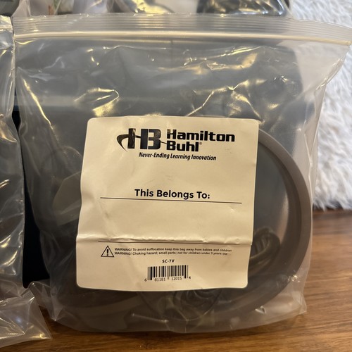 Hamilton Buhl 6 SchoolMate™ Deluxe Headphones and Portable Carry Case w ...