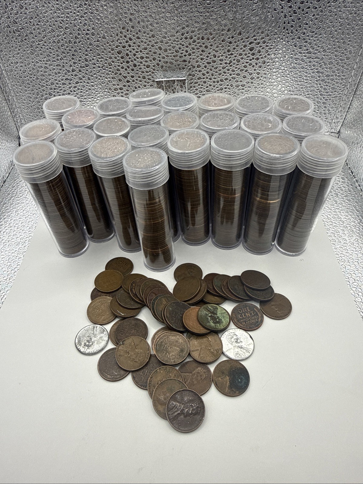 Lot of (25 rolls) Lincoln Wheat Cent Rolls | eBay