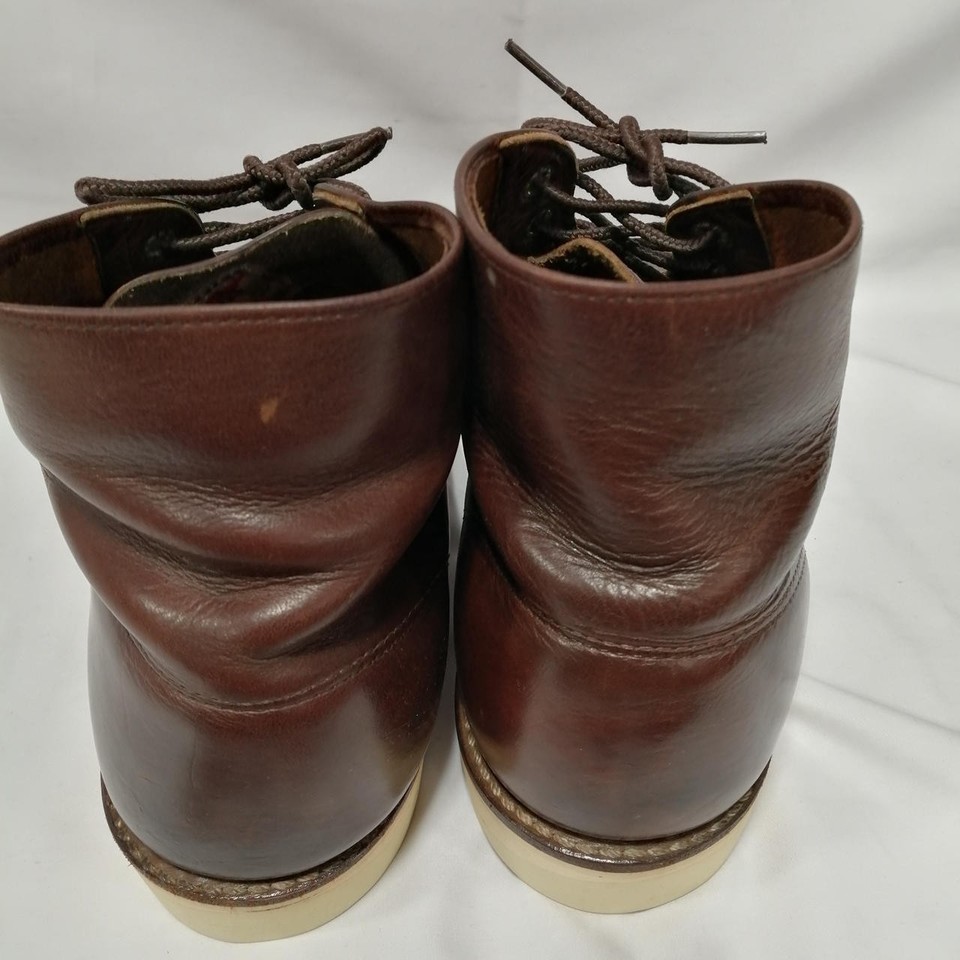 Red Wing Brown Laceup Boots 27cm Men's Leather Work Shoes | eBay