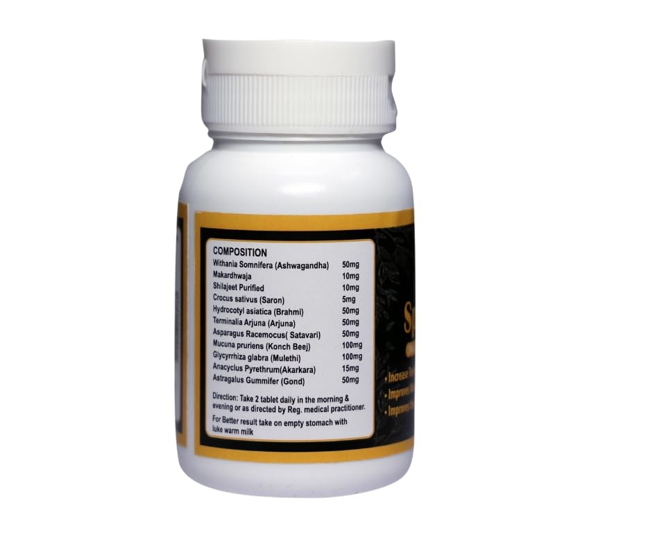 SGP Sperm Booster Tablets for Men | Ayurvedic Male Fertility Sperm ...