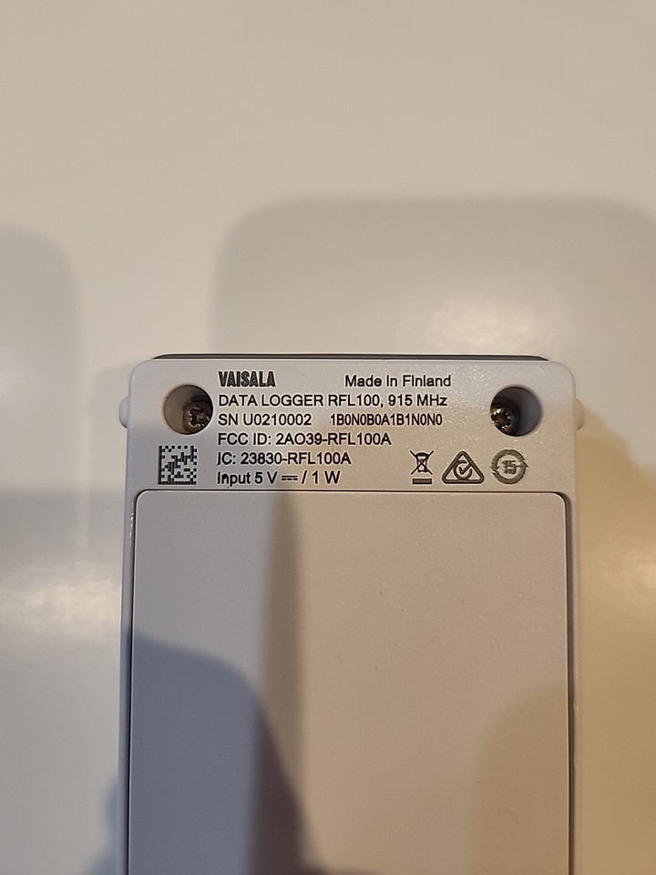 Vaisala RFL100 Vainet Data Logger HMP115 Temp/Humidity + Mount ...
