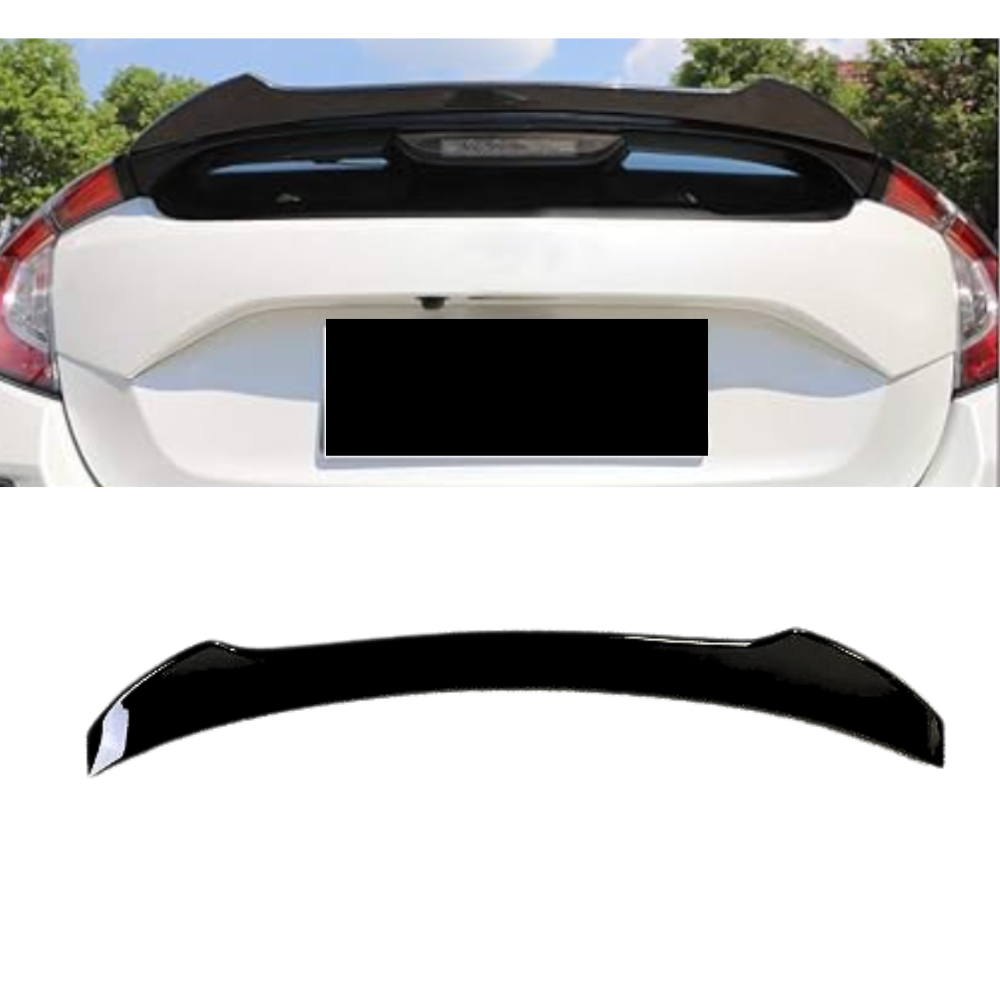 Gloss Black Rear Wing For HATCH HONDA CIVIC 10th Gen (16-21) Sport RS ...