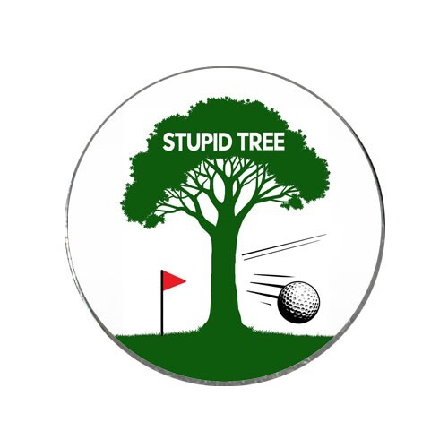 Stupid Tree Funny Golf Ball Marker Novelty Gift | eBay