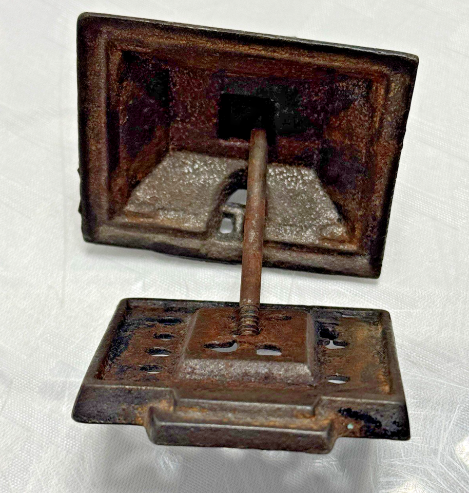 Antique Kenton Cast Iron Coin Bank State Bank Building w Cupola Early ...