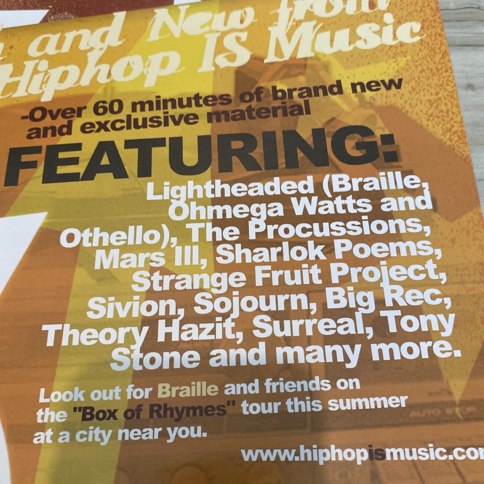 Heavy Rotation Lightheaded Mars Ill Braille 11x17 Album Poster ...