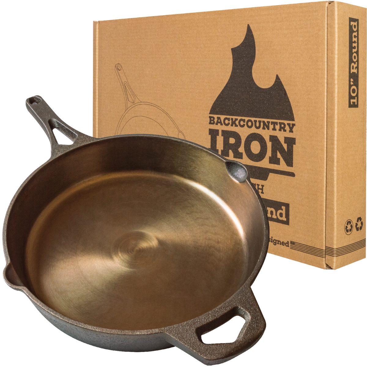 Polished Cast Iron Skillet No. 12 Dual Handle Skillet – Smithey