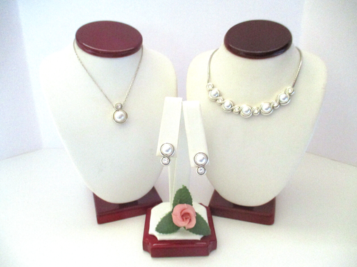Brighton "INFINITY SPARKLE PEARL" (2) Necklace-Earring Set (MSR$142 ...