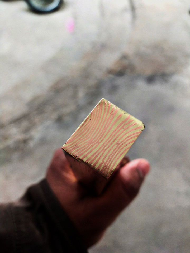 Mokume Gane brass copper for rings jewellery knife guards scales Bar ...