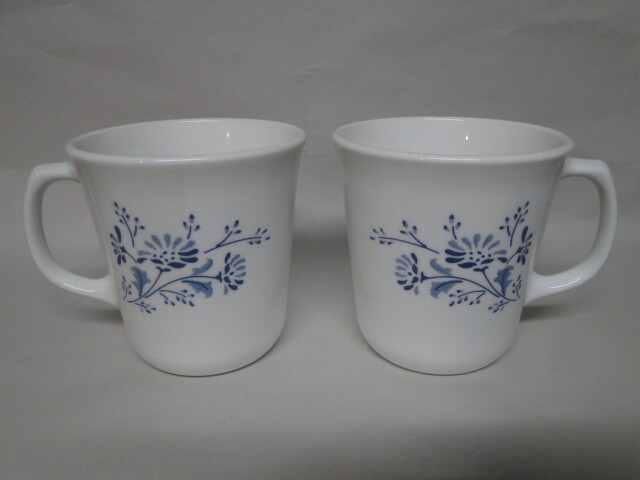 Set of 2 Corning Corelle COLONIAL MIST Pattern Suprema Coffee Cups | eBay