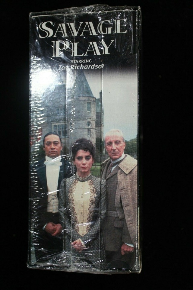 Scarce STILL SEALED Savage Play 3 Tape VHS Set About England in 1888 66805947087 | eBay