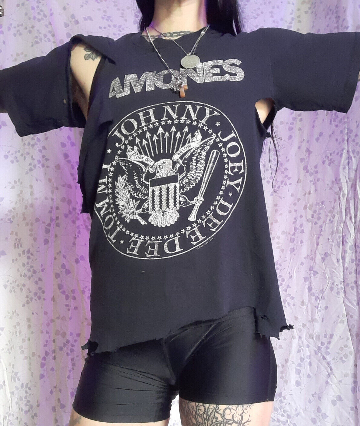 VINTAGE Early 2000's Ramones T-shirt Ripped Worn-in P… - Gem