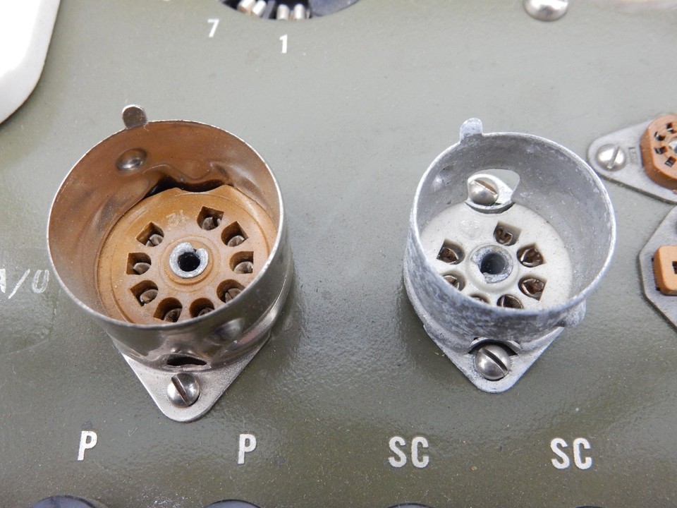 Vintage Army Signal Corps MX-949A/U Tube Socket Adapter Kit for I-177-B ...