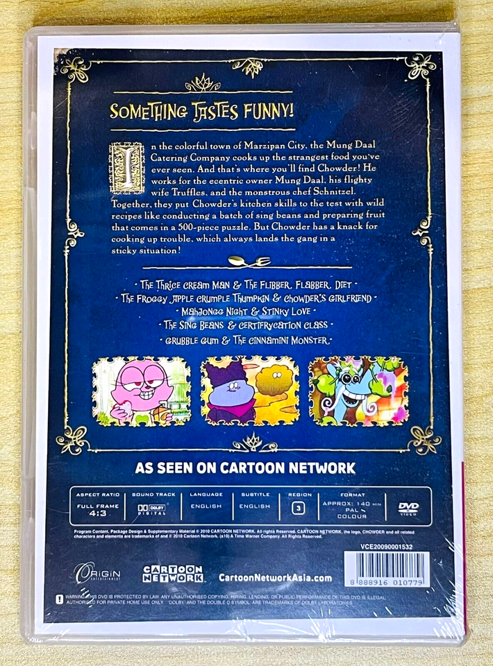 DVD CHOWDER VOL 1 CARTOON NETWORK RARE BRAND NEW!! RARE!!! | eBay