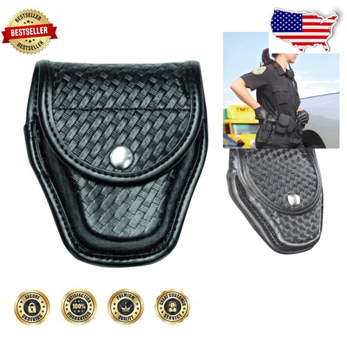 Lightweight Nylon Double Handcuff Case with Snap Closure & Belt Loop ...