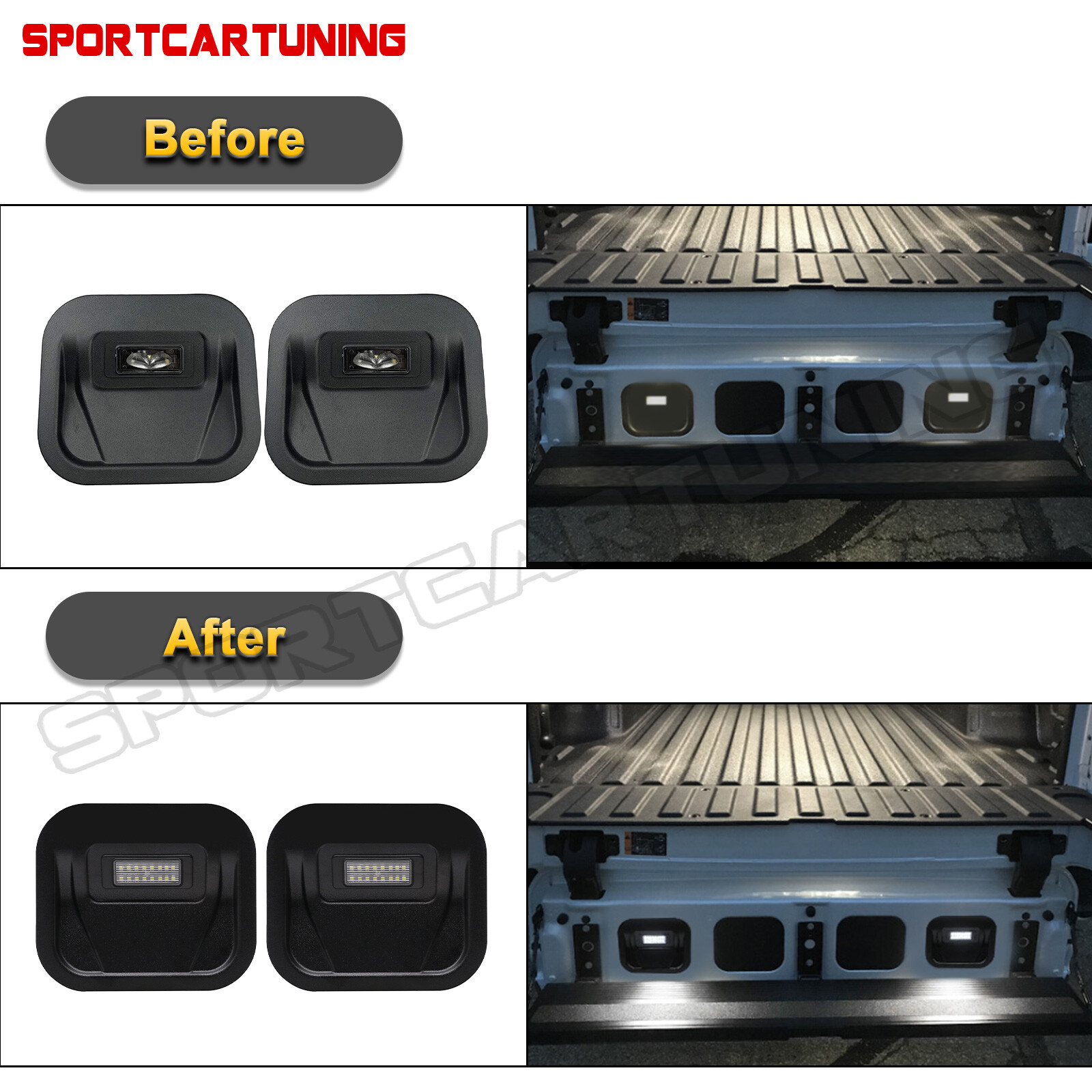 For Sierra GMC Chevrolet 1500 2500 3500HD MultiPro LED Bed Tailgate ...