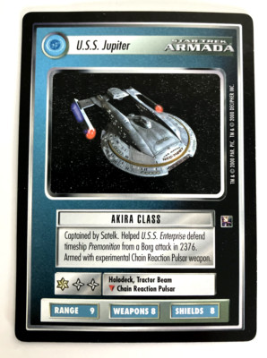 Star Trek TNG Customizable Card Game USS Jupiter Promo Card CCG Armada ...