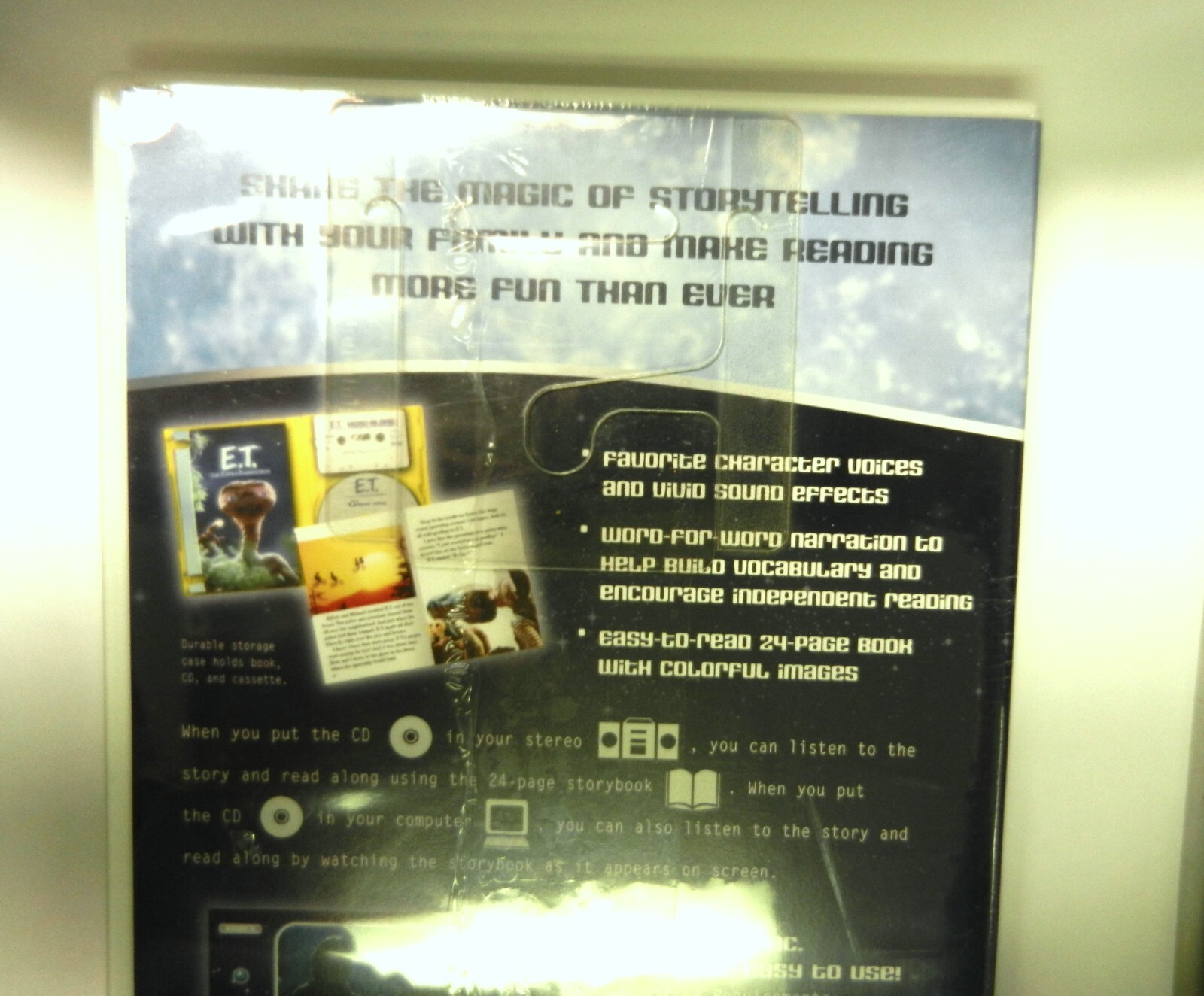 E.T. The Extra-Terrestrial [Read Along] by Disney (CD, Feb-2002, Buena ...