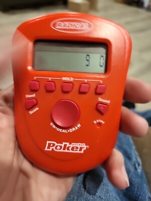 Radica 2006 Pocket Poker Draw & Deuces Poker Electronic Handheld Game ...