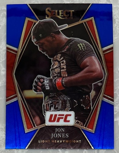 JON JONES - 2022 PANINI SELECT UFC BLUE PARALLEL CARD #151 | eBay