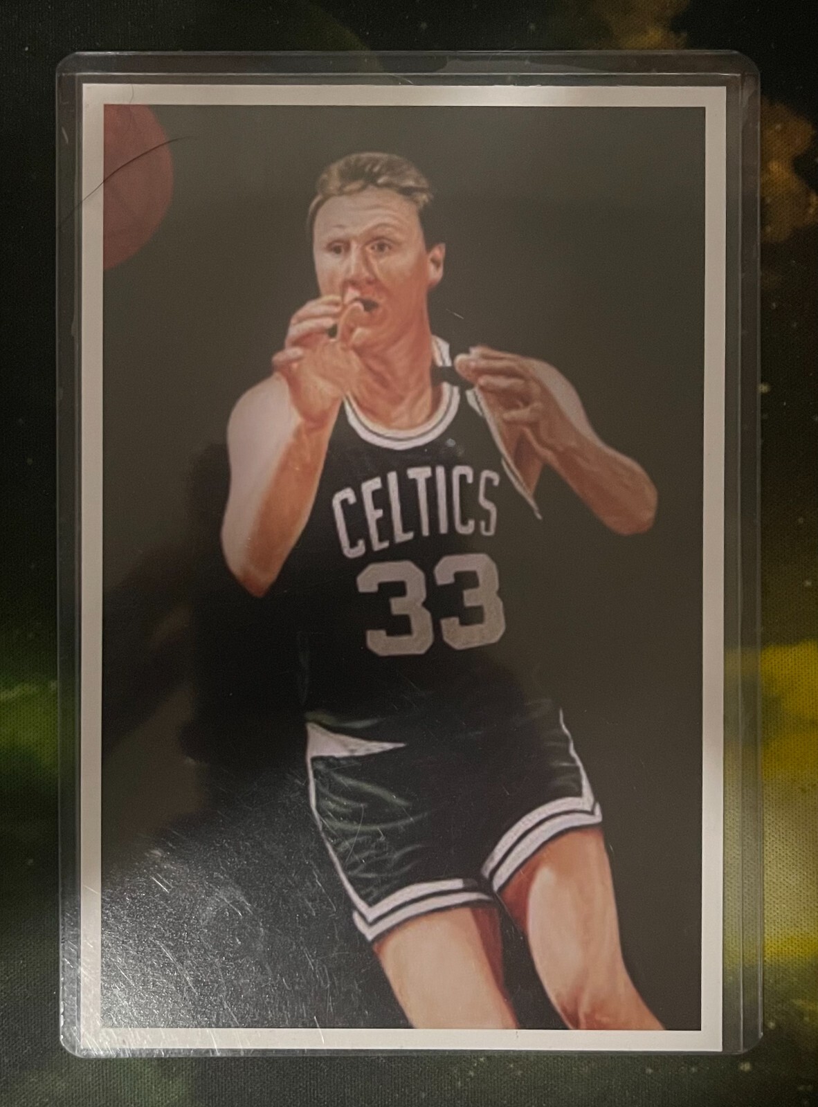 2003 Postcard Larry Bird Stephen Marotta Players Authentic Direct 819/ ...