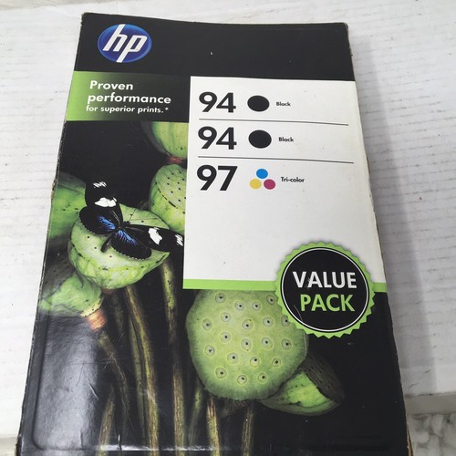NEW OEM - HP 94 94 97 C9347BN Triple-Pack Black Color Ink Cartridges ...