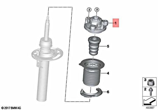 Genuine BMW 31306888323 - Guide Support for sale online | eBay