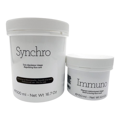 Gernetic Synchro Cream Regulating Face Care 16.7 Ounce and Immuno 6.4 ...