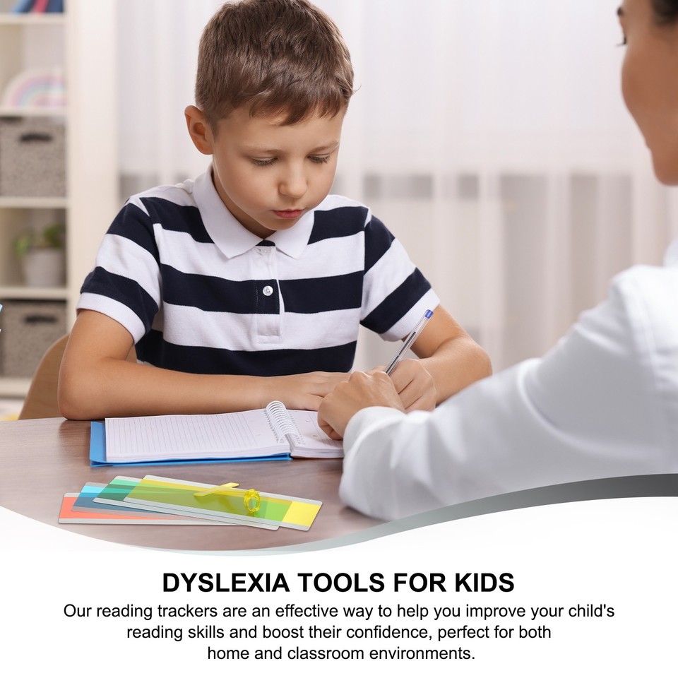 16 Pcs Dyslexia Tools, Colored Overlay Reading Tracker, Yellow | eBay UK