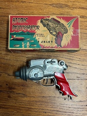 Vintage Hubley Atomic Disintegrator Space Laser Cap Gun Toy w/ Orig ...