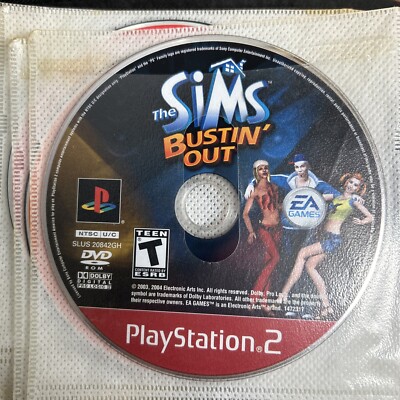 The Sims Bustin Out PS2 - DISC ONLY - Tested | eBay