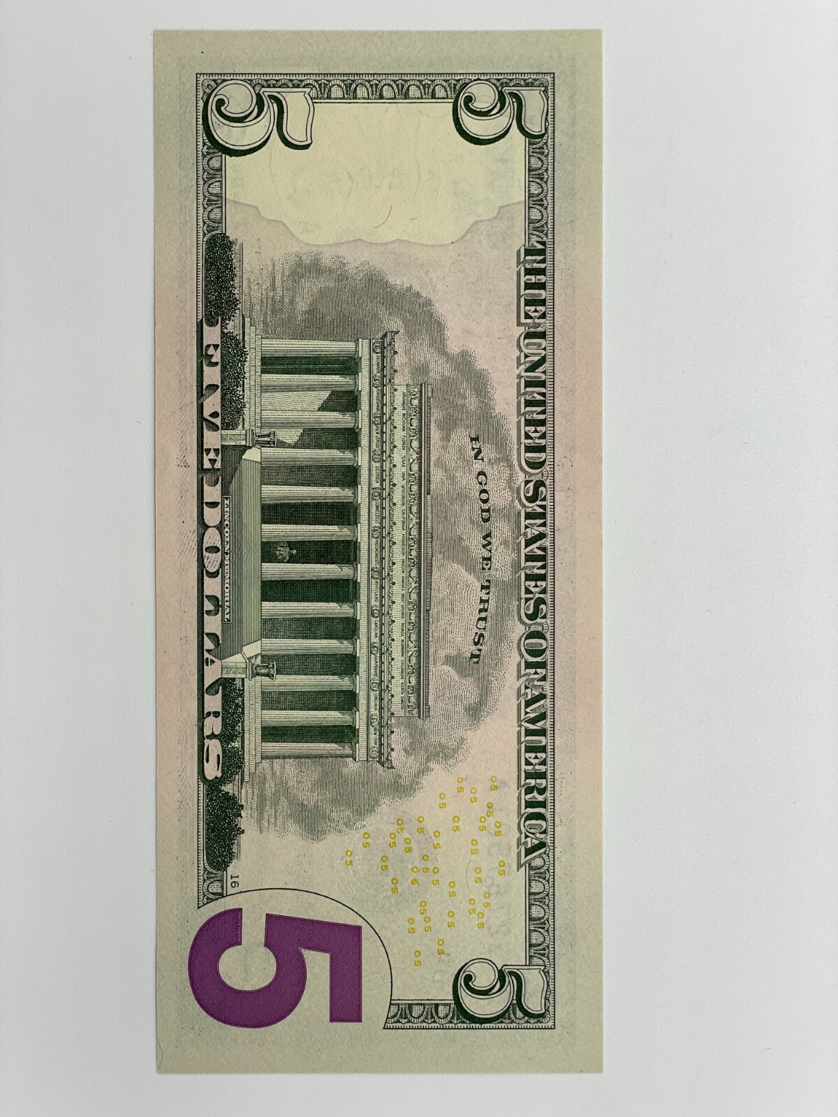 New Uncirculated Five Dollar Bills Series 2021 $5 Sequential Notes Lot ...