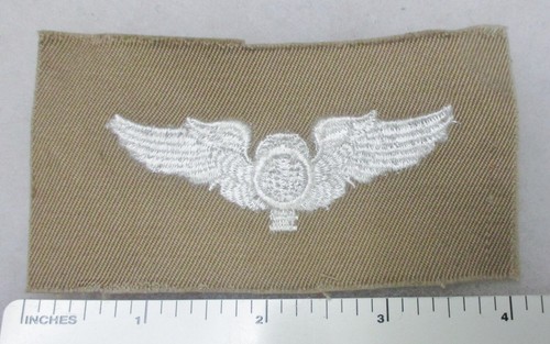 Original WW2 Vintage US ARMY AIR FORCE BALLOON OBSERVER WINGS PATCH on ...