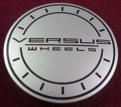 Versus Wheels Silver Custom Wheel Center Cap # CAP102 S01 / BMCT1 (1 ...