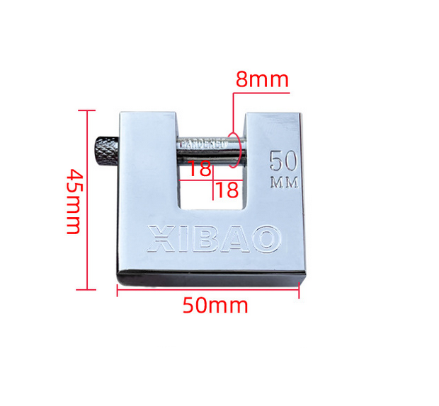 Shackle Shutter Heavy Duty 50/70/90mm Steel Container Padlock 4 Keys ...