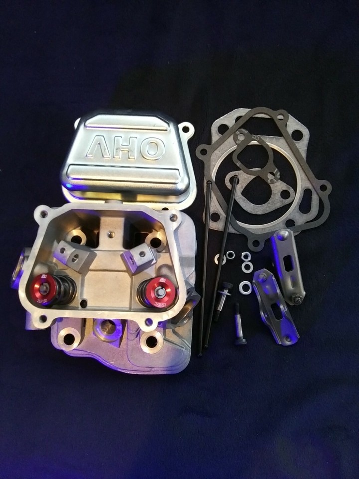 BULLET OUTLAW 212cc HEMI PREDATOR GHOST HEAD RACING- 29mm -25mm valves