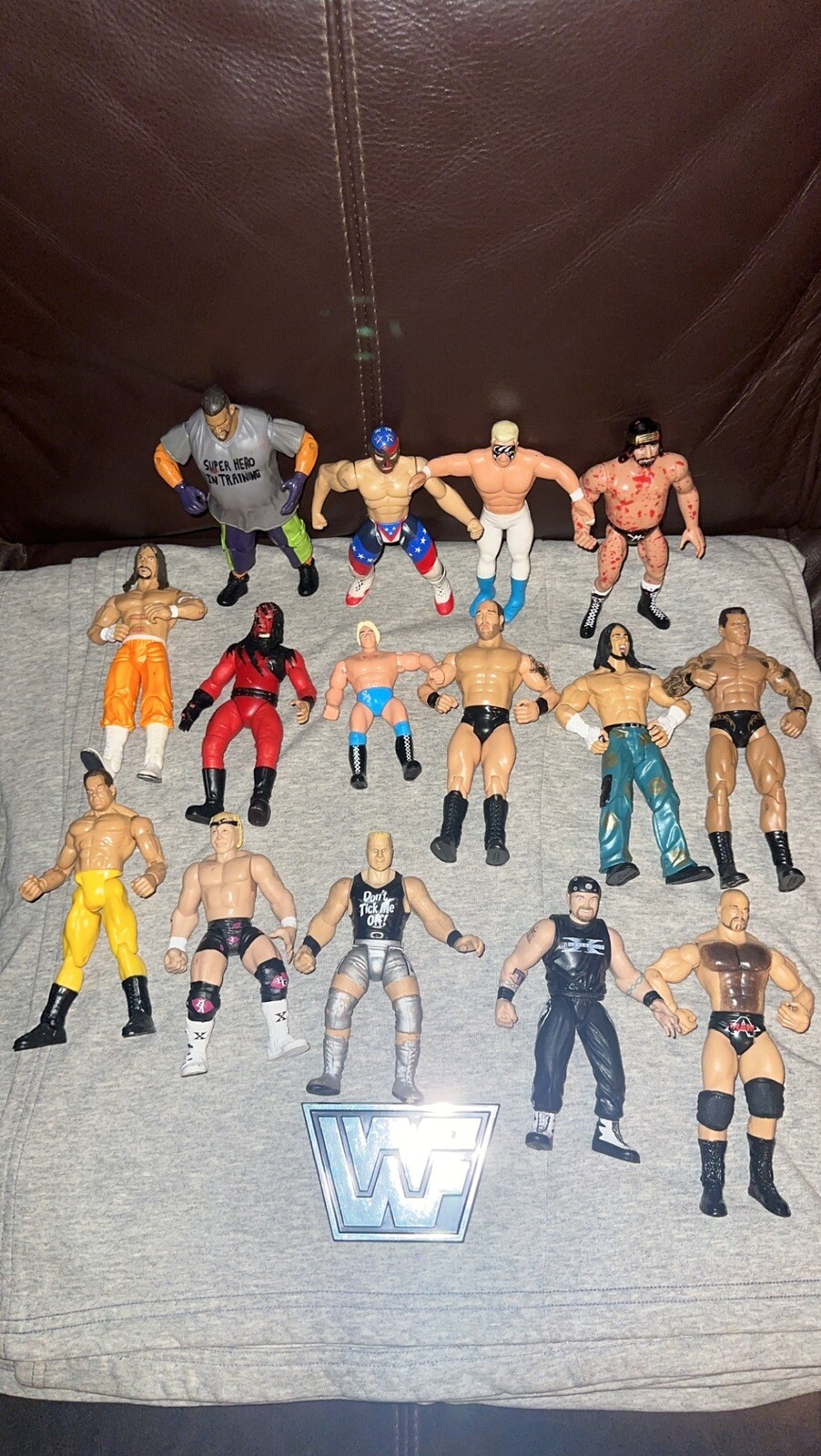 Vintage WWE WWF Lot of 15 Wrestling Figures Rare 1990-2005 | eBay