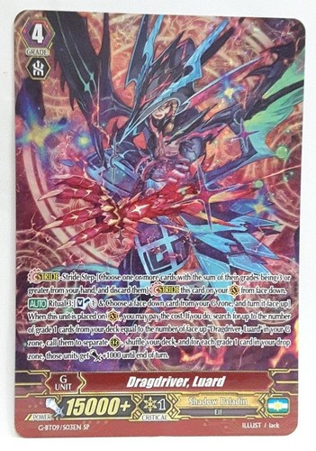 Bushiroad Cardfight Vanguard Dragdriver, Luard G-BT09 / S03EN Sp Ombre ...