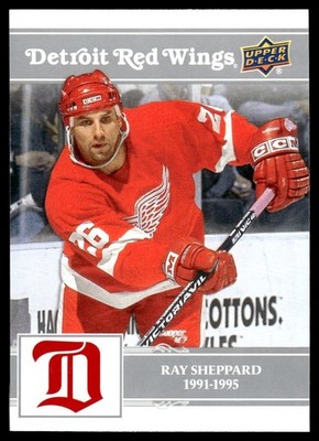 2025-26 UD Centennial Detroit Red Wings Cougars Ray Sheppard #93 /1296 ...