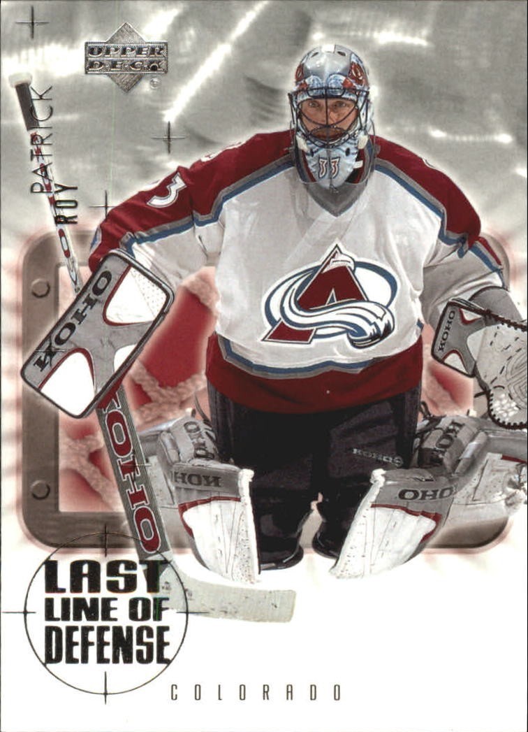 2001 Upper Deck - Last Line of Defense Patrick Roy #LL1 for sale online ...