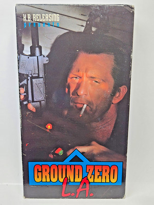 VHS Ground Zero L.A. KB Releasing HORROR ACTION X K.B. | eBay