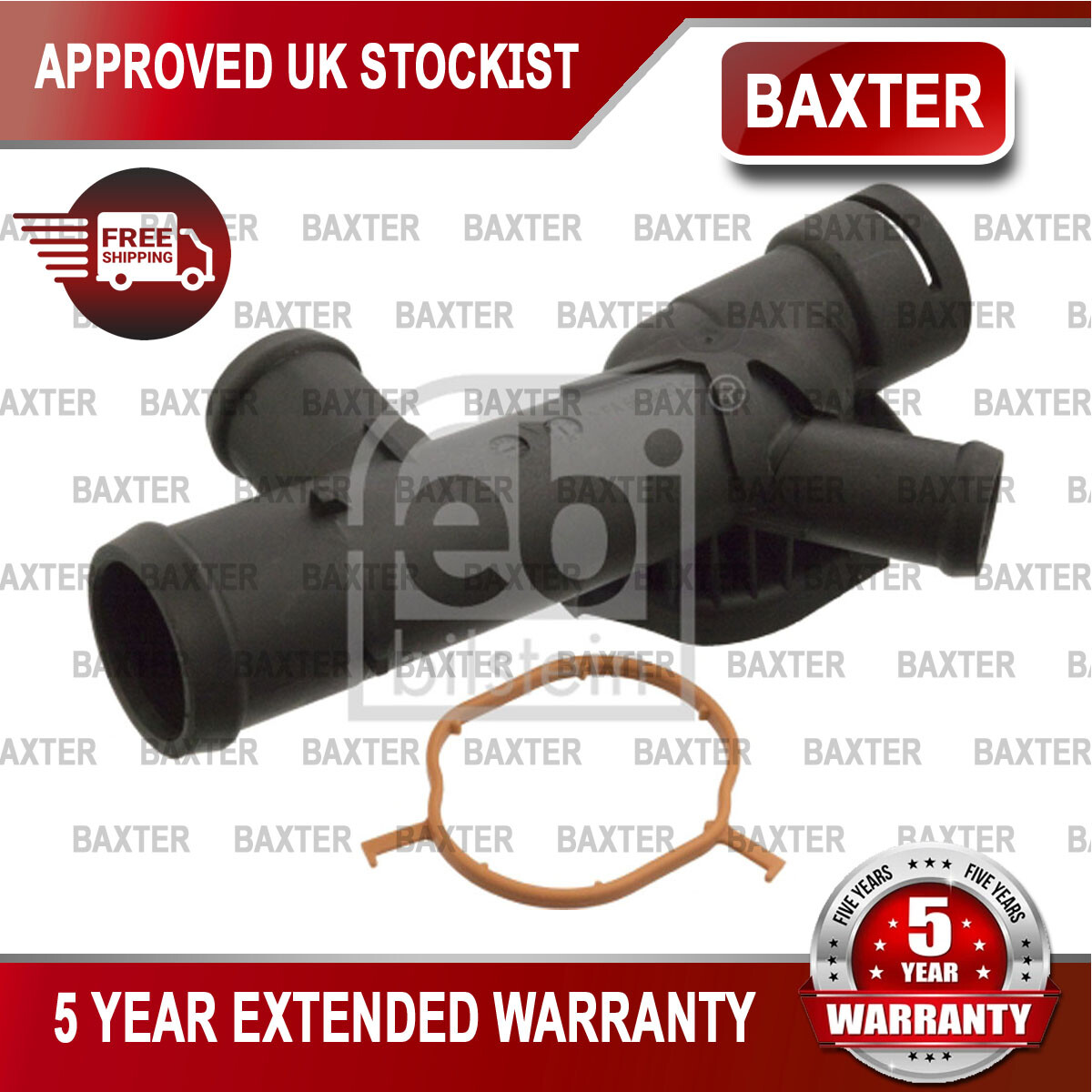 Fits VW Transporter 2009-2019 2.0 TDi Baxter Coolant Flange #1 ...