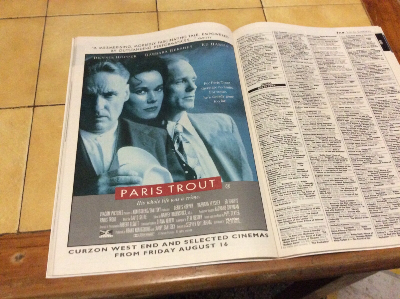 TIME OUT. REVUE ANGLAISE. . 1094 de AOUT 1991 | eBay