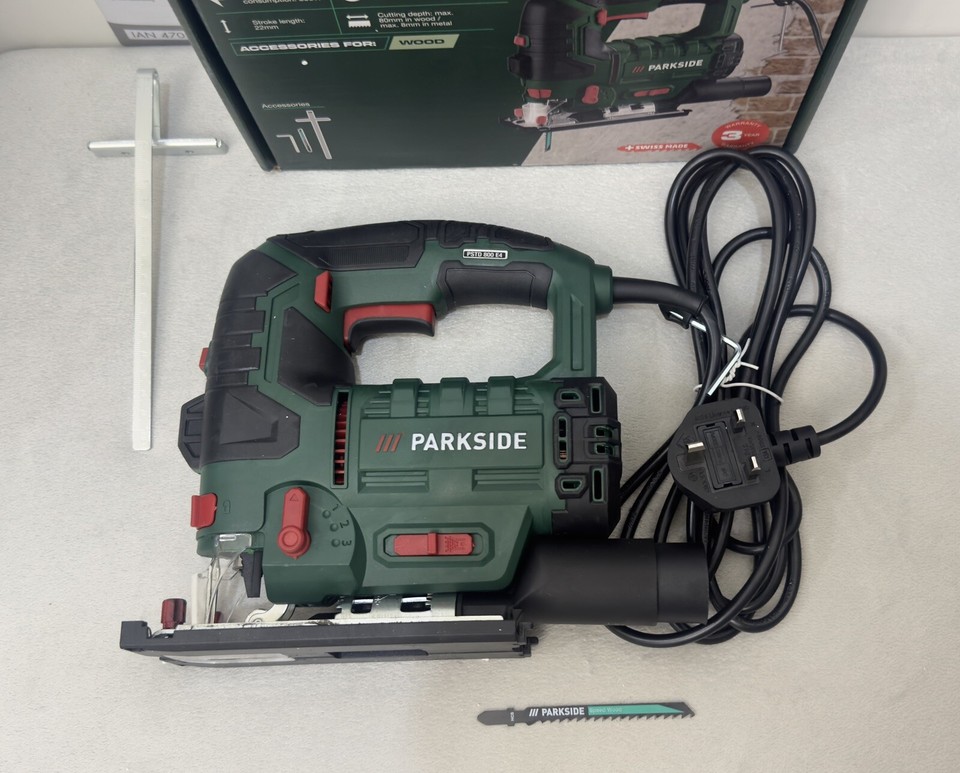 Parkside 800W Electric Jigsaw + Accessories - PSTD 800 E4 | eBay UK