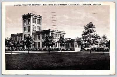 Postcard Gospel Trumpet Company Home of Christian Literature Anderson ...