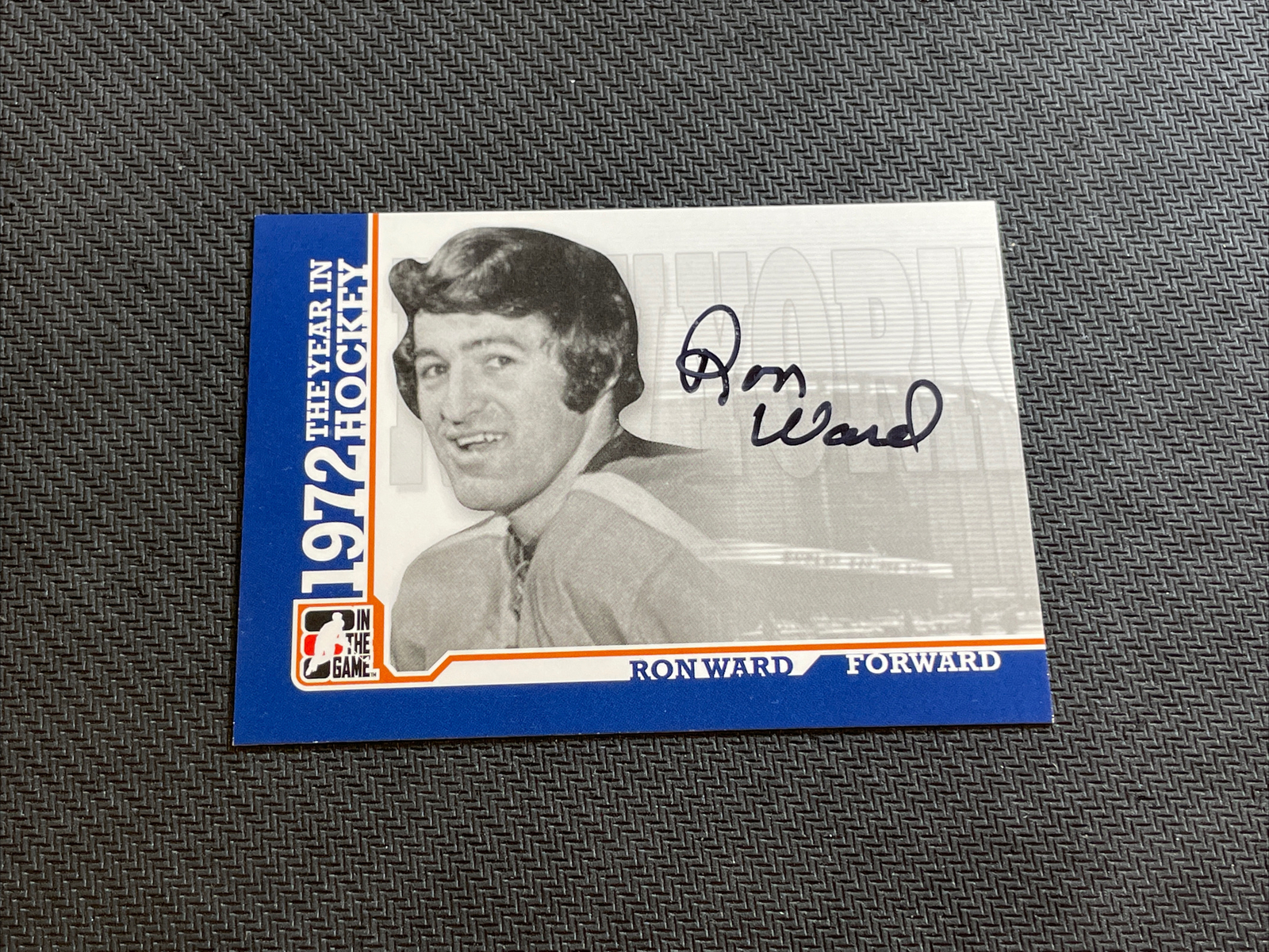 2009-10 ITG 1972 THE YEAR IN HOCKEY RON WARD AUTOGRAPH AUTO #A-RW | eBay