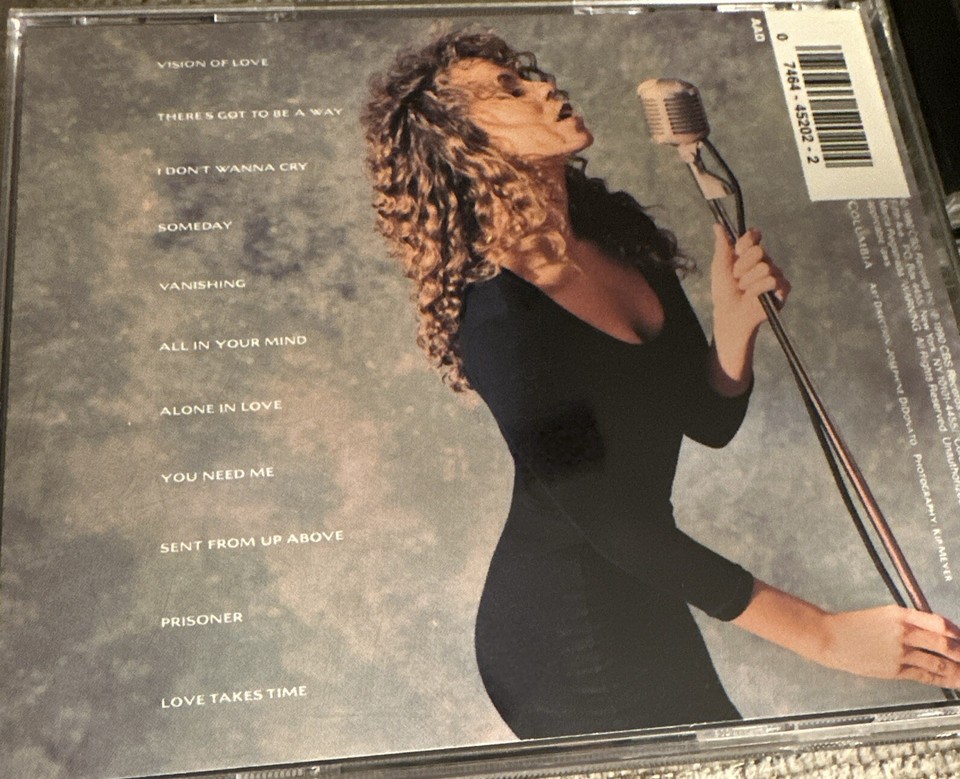 Mariah Carey Titled Mariah Carey CD 1990 Colombia Records 1st Album ...