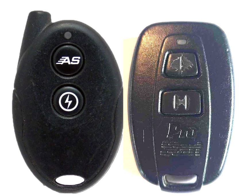 1; PRO START ORANGE LED KEYLESS REMOTE CAR STARTER KEY FOB AS-2272 1221 ...