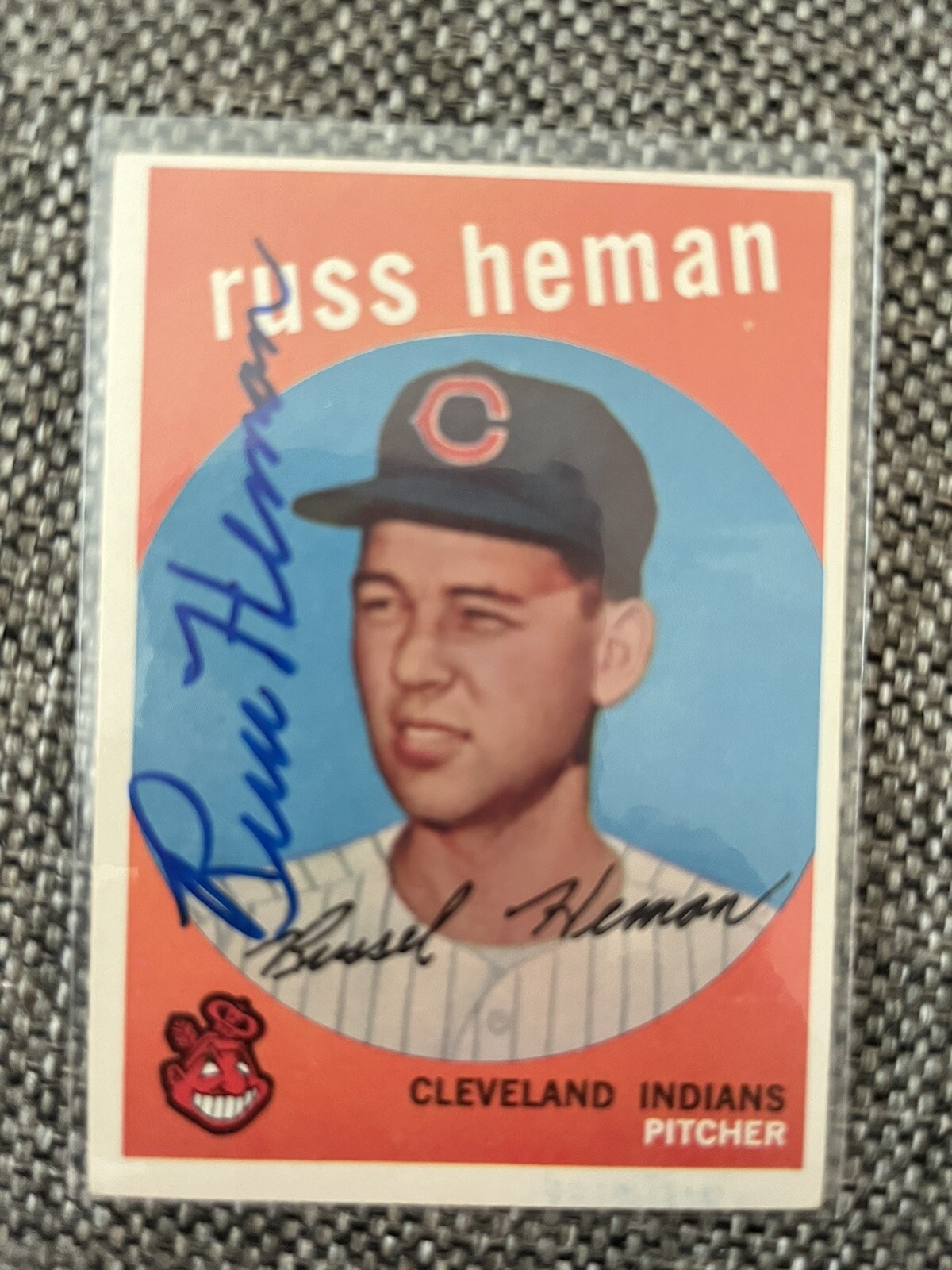 1959 Topps Russ Heman Signed Auto Autographed Card Cubs | eBay