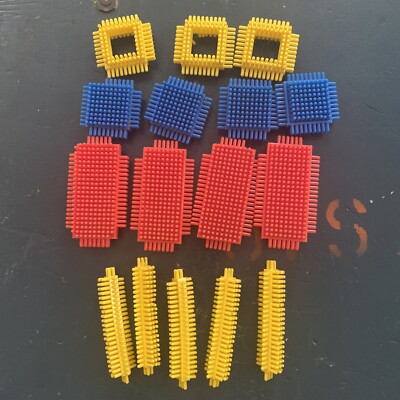 Vintage Bristle Blocks - 17 Total Pieces | eBay